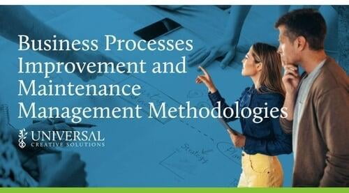 Business Processes Improvement and Maintenance Management Methodologies ...
